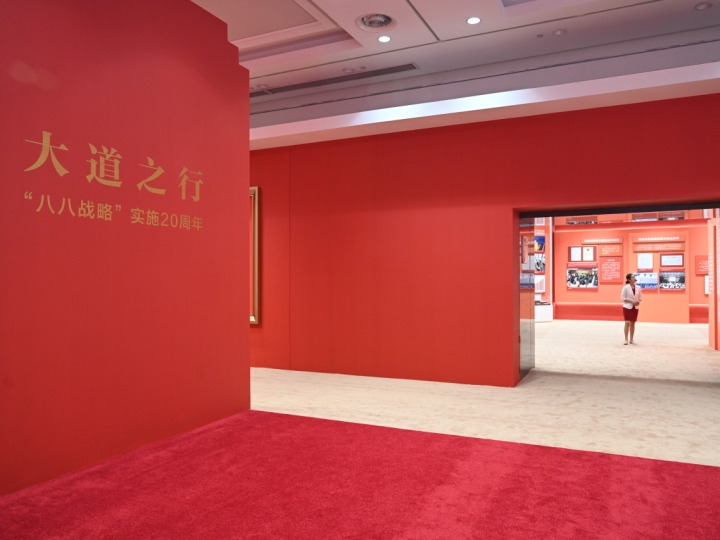 大道之行—— 八八战略”实施20周年大型主题展览开展